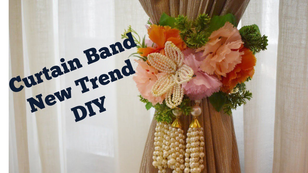 A New Trend In Market || CURTAIN BAND // DIY Curtain Band Making At ...