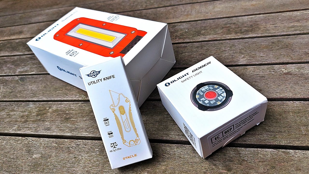 UNBOXING OLIGHT SWIVEL PRO, OTACLE E GOBER - YouTube