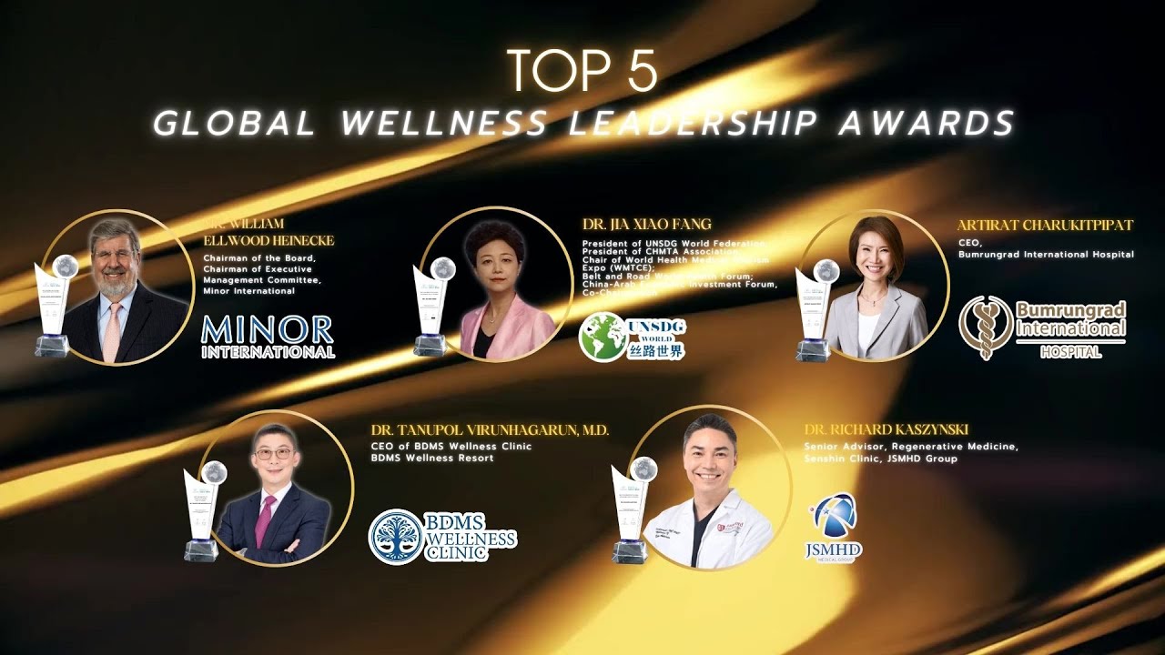 HIGHLIGHTS TOP GLOBAL WELLNESS LEADERSHIP AWARDS 11 JUNE 2024 - YouTube