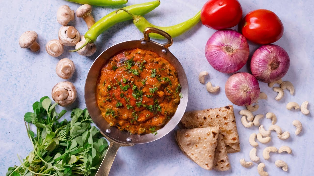 Gobble | Methi Dhingri Dolma | How to make Dhingri | Indian Veg Gravy ...