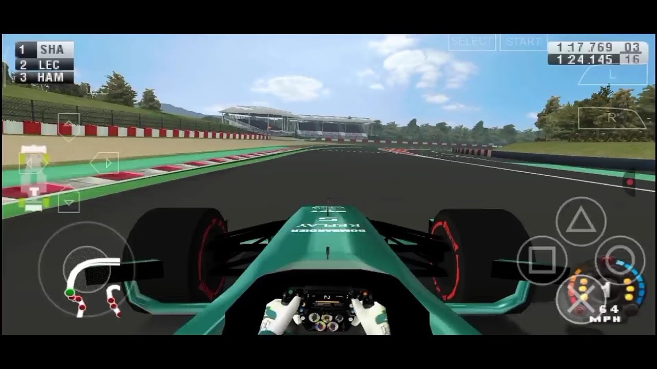 F1 2009 mod F1 2021 PPSSPP modo carrera GP de España con aston Martin ...