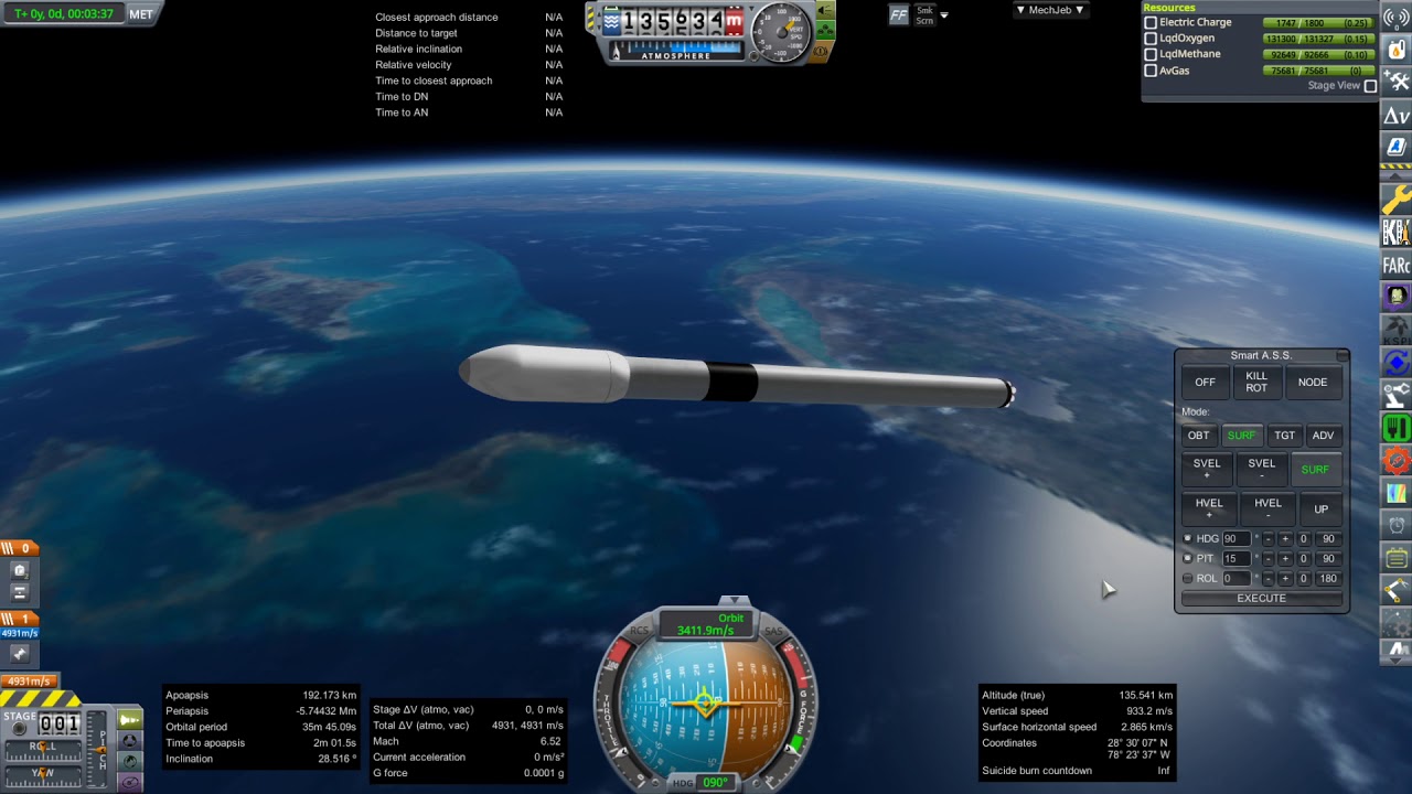 Realism Overhaul in KSP 1.8.1 - Raptor 9 - YouTube