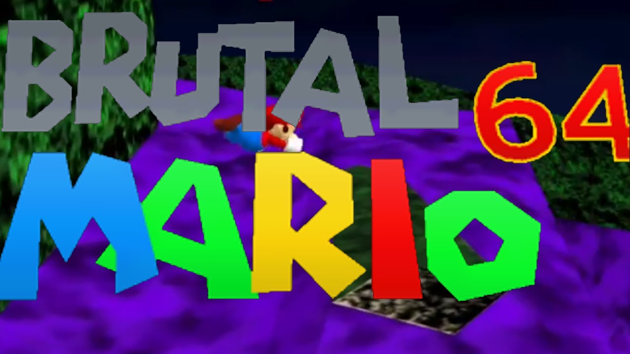 Mario 64 ROM Hack - Brutal Mario 64 - YouTube