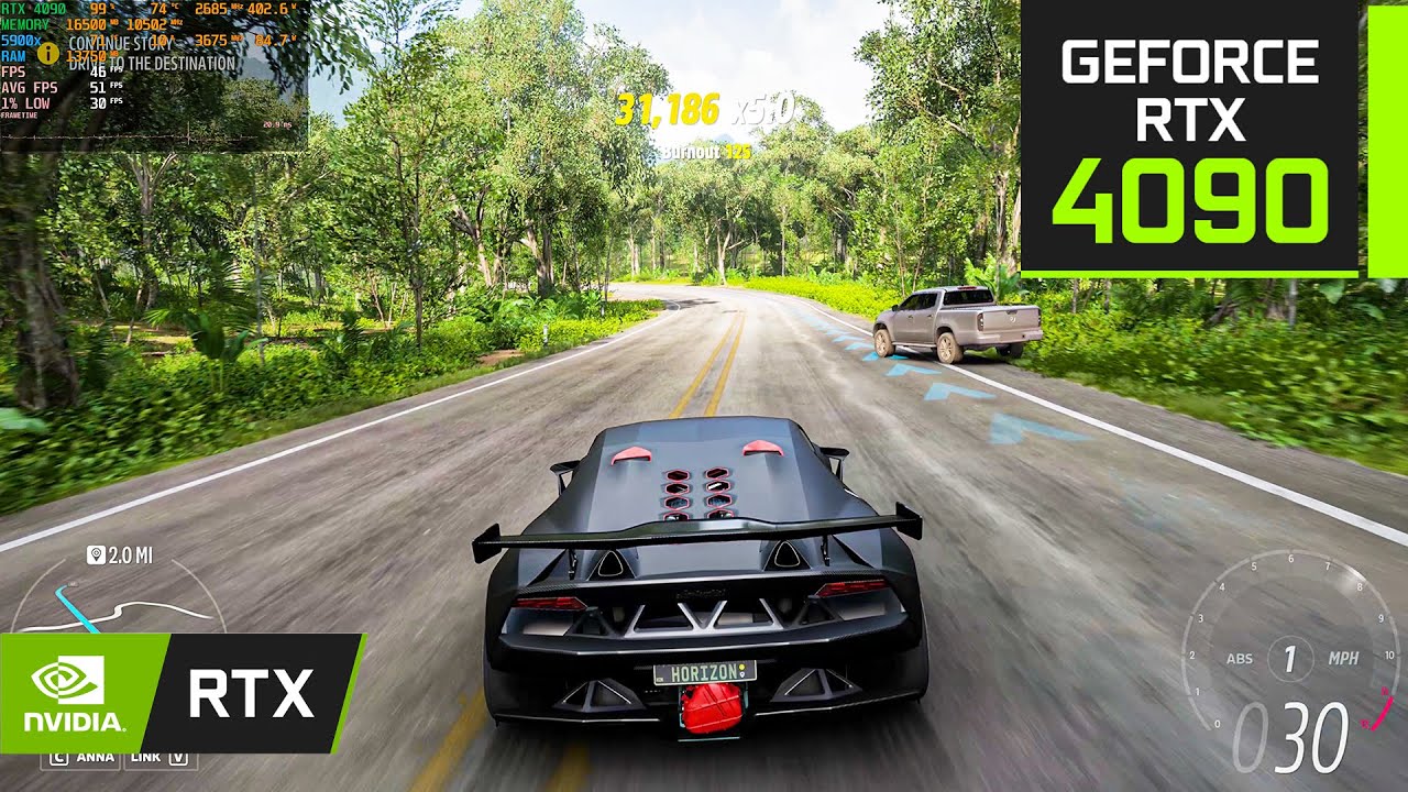 Forza Horizon 5 : RTX 4090 ( 8K Extreme Settings RTX ON / DLSS OFF ...