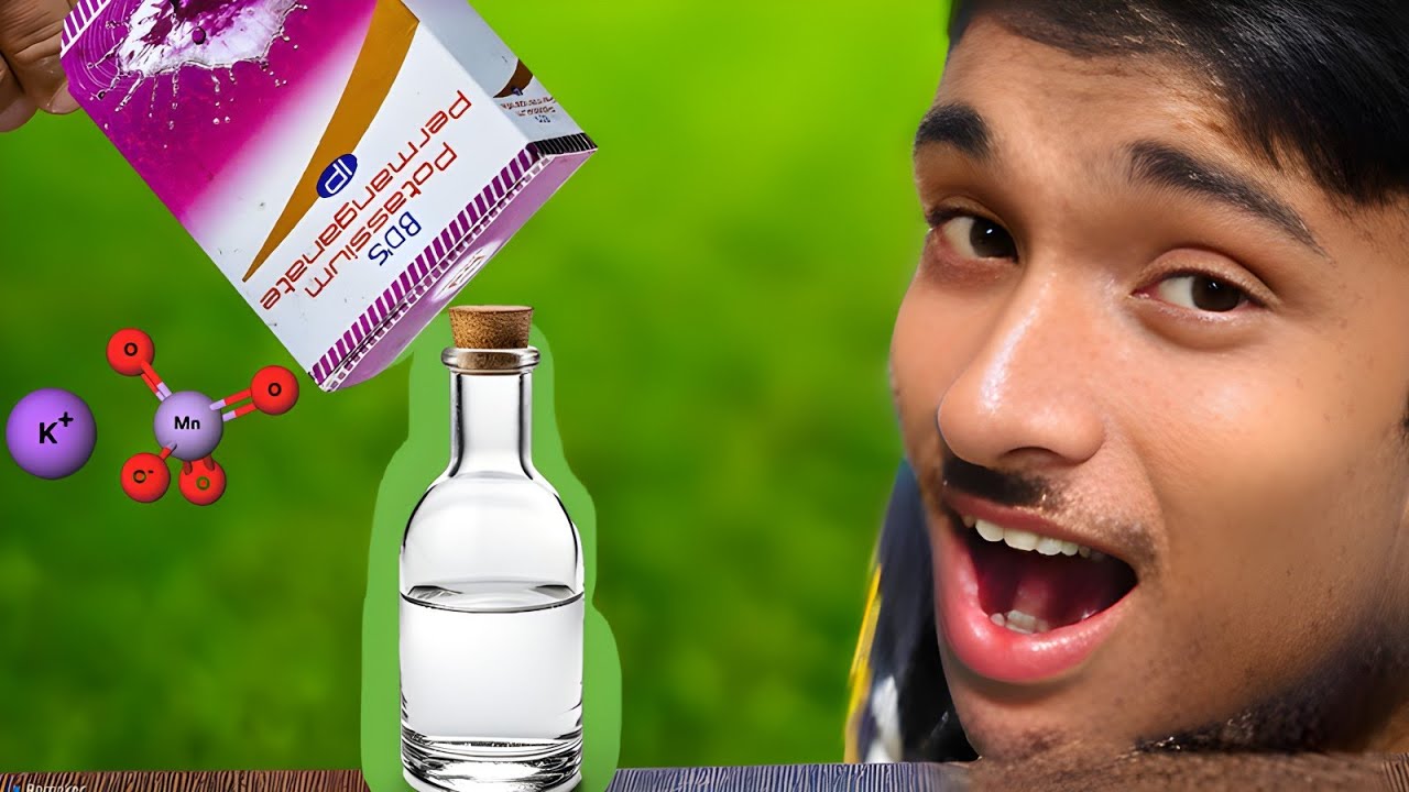 KMnO₄ VS SUGER AND VINIGER EXPERIMENT - CRAZY EXPERIMENT ZONE | बहुत बुरा सीन हुए 😯 - YouTube