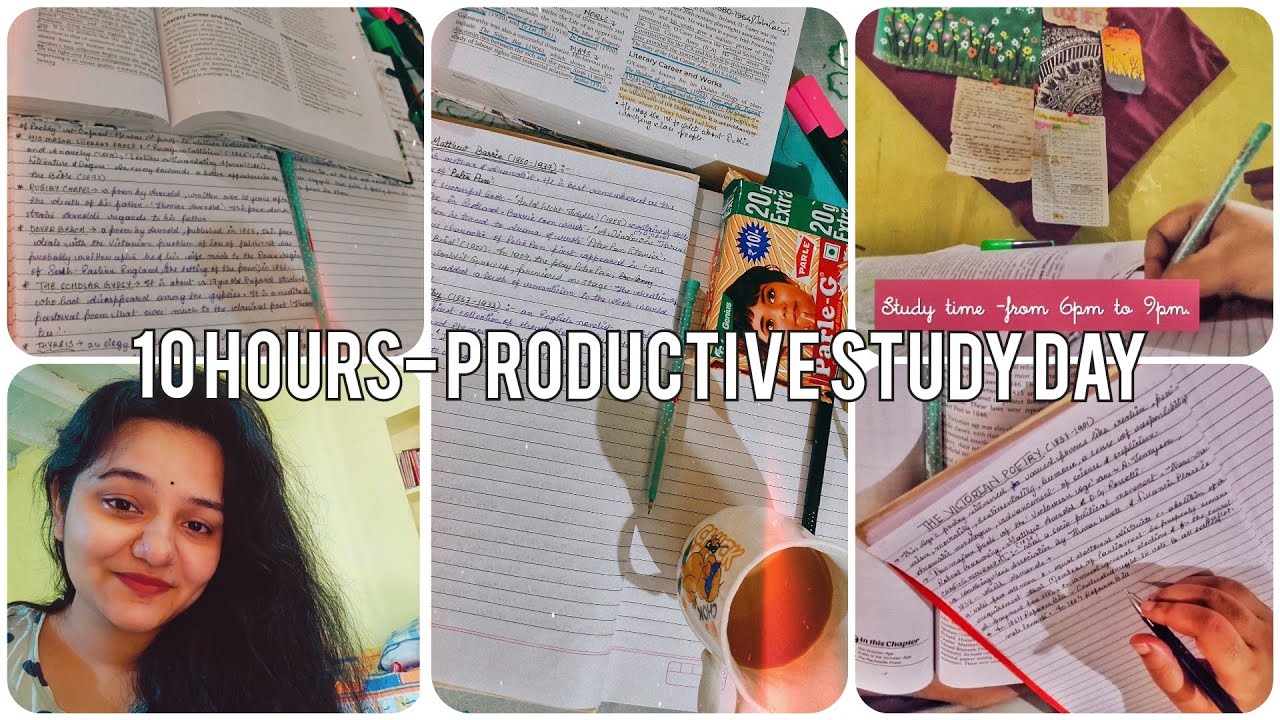 10 hours- Study day in the Life of an English Literature 👩‍🎓📖📚 - YouTube