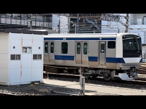E531系3000番台ｶﾂK555編成が水戸線直通普通ワンマン小山行きとして水戸駅6番線を発車する動画（2024.5.4） - YouTube