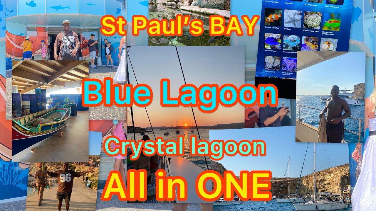 St Paul’s Bay Malta, Blue Lagoon &Crystal lagoon |Explore Malta with me ...