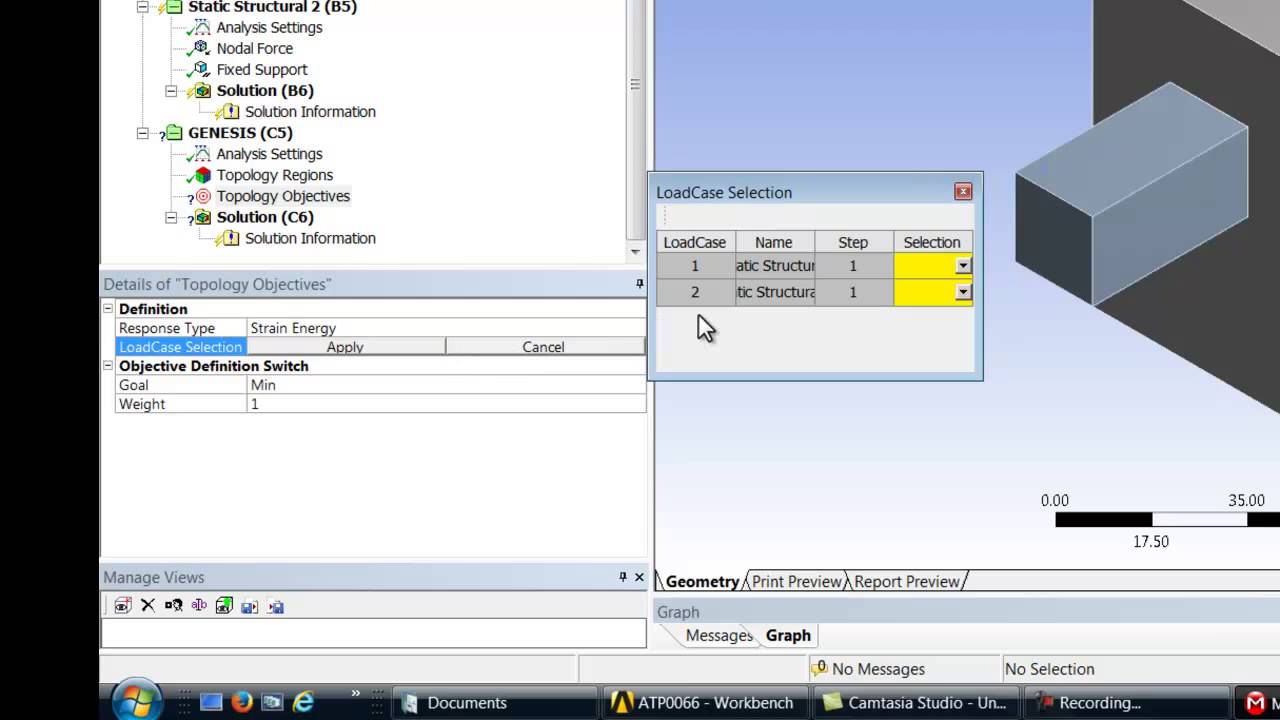 GENESIS Topology for ANSYS Mechanical (GTAM) - YouTube