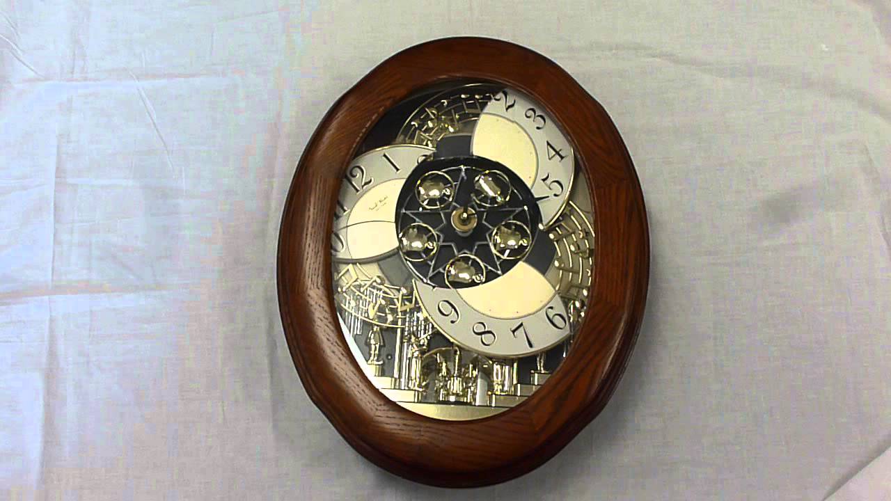 Nostalgia Oak Legend Clock - YouTube
