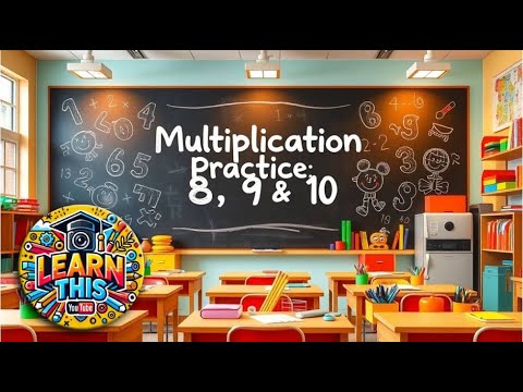 Multiplication Practice: 8s, 9s, and 10s | Fun Multiple Choice Quiz ...