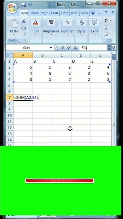 How To Easily Add Multiple Numbers Together In Microsoft Excel II #shorts - YouTube