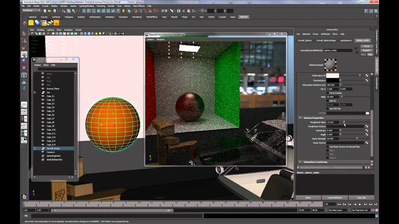 Maxwell Render plug-in for Maya: Maxwell Fire - YouTube