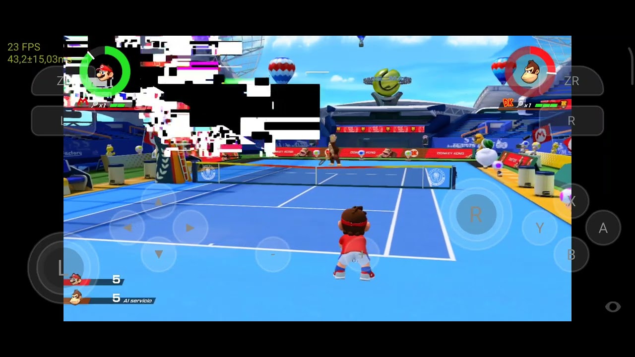Mario Tennis Aces Skyline Switch emu SD 750g - YouTube