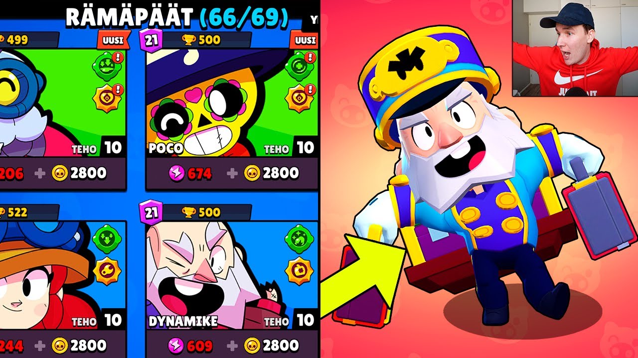 RANDOM BRAWLER HAASTE (Brawl Stars Suomi) - YouTube