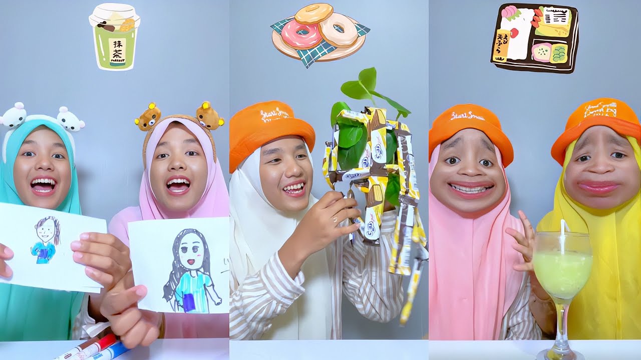MEMBUAT JUS MINUMAN ANEH!!! Gambar artis terkenal auto jadi nyata - YouTube