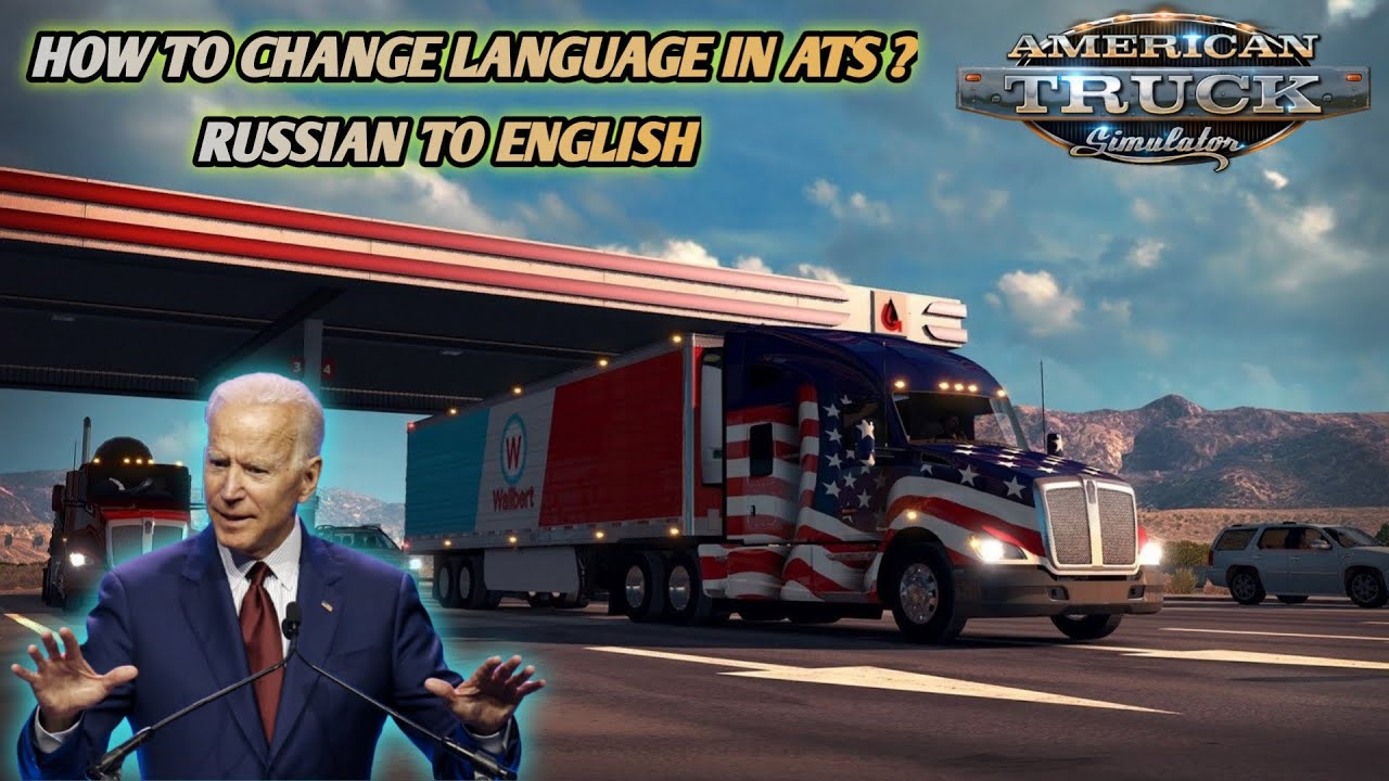 How to change Language in American Truck Simulator | Russian to English ...