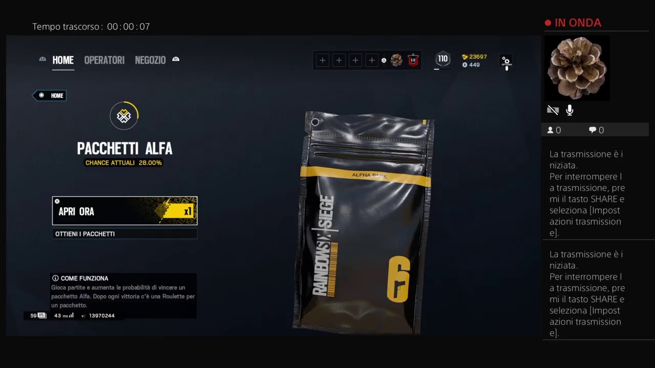 Apro un alpha pack R6 - YouTube