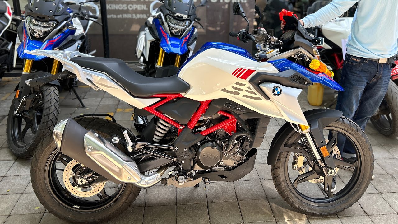 BMW G 310 GS New Polar White Sport | G 310RR 2023 BS6 Cinematic - YouTube