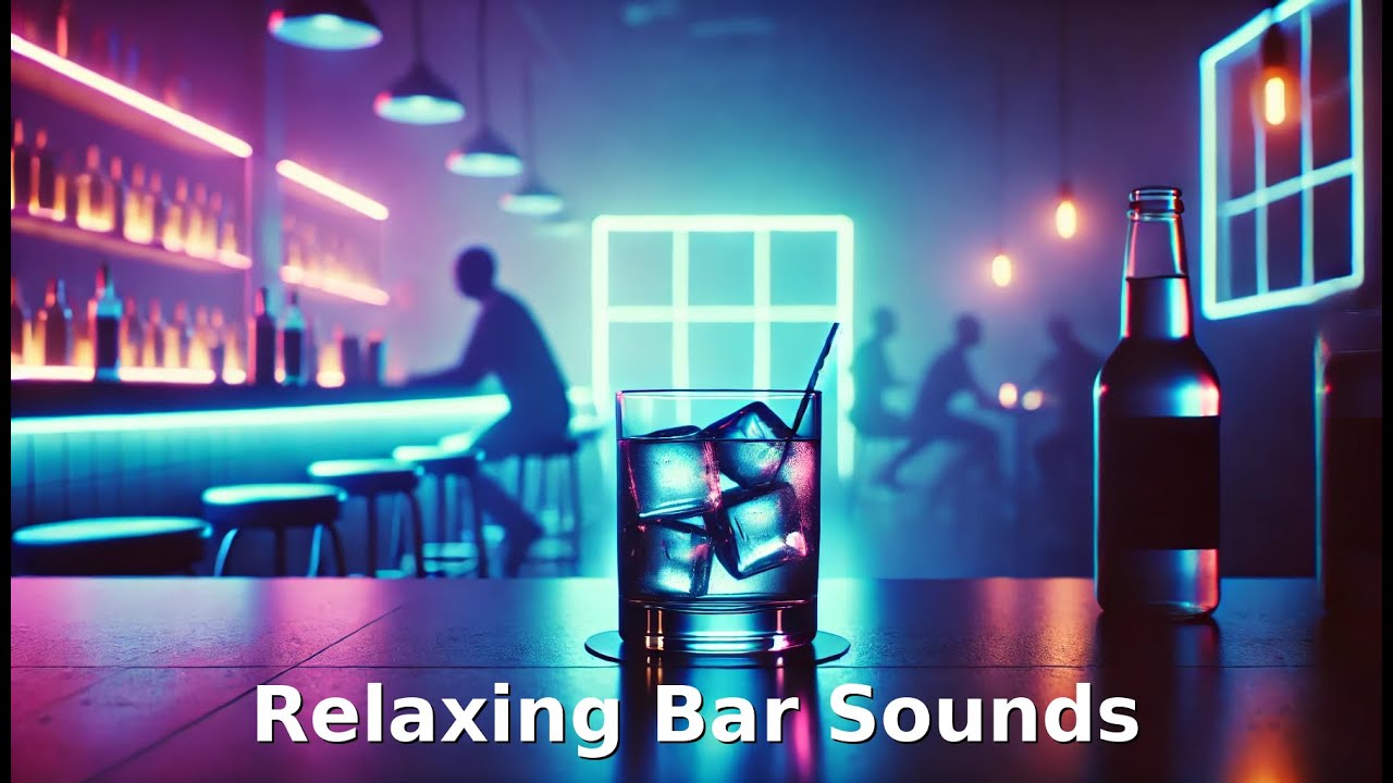 Relaxing Bar Sounds | Cozy Ambience & Gentle Chatter - YouTube