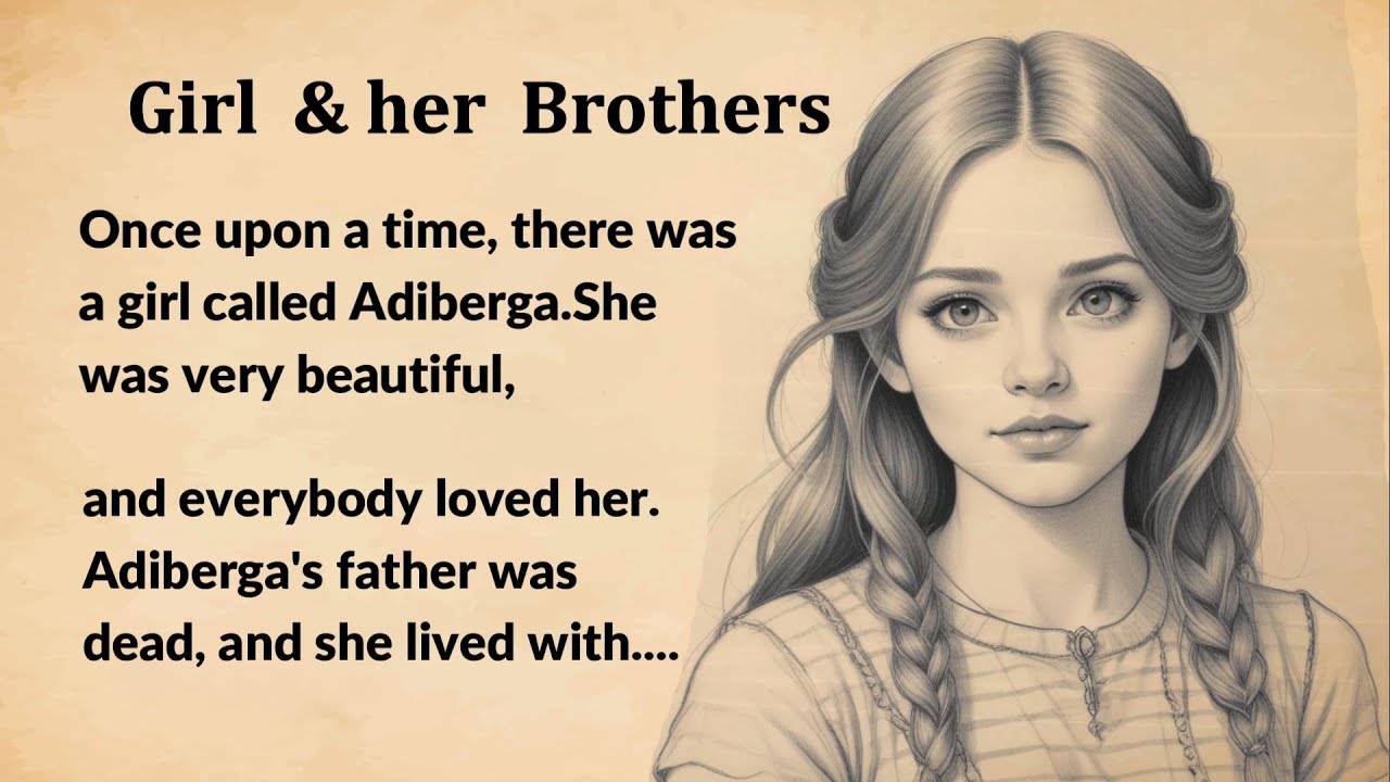 Learn English through Story Level 1 | A Beautiful Girl & her Brothers ...