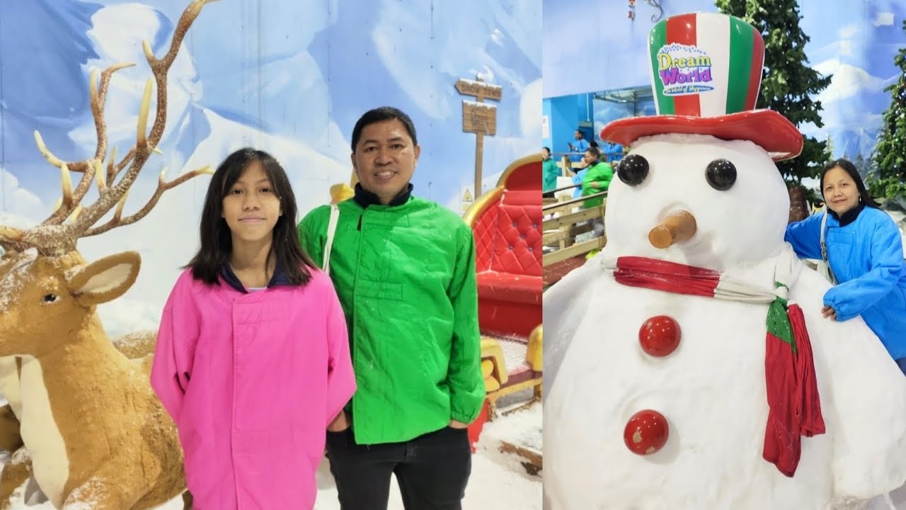 Snow town @ Dreamworld Pathumtani Thailand Part 2 - YouTube