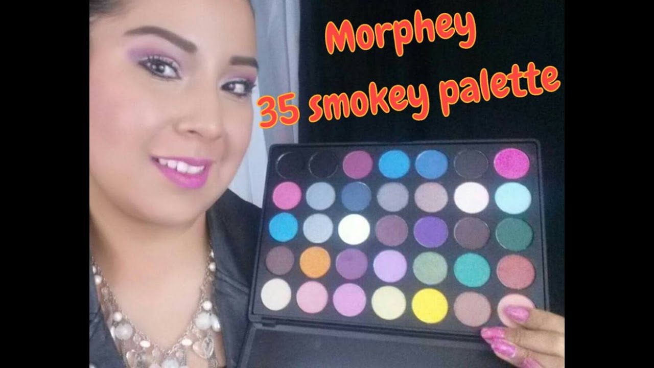 Review - Morphe 35 smokey eyeshadow - YouTube