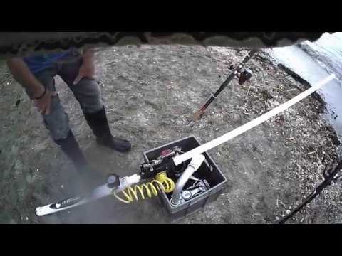 Paul using the small barrel Bait Launcher - YouTube