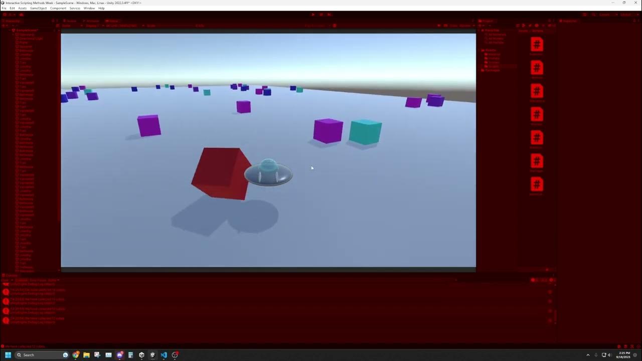 05 Cube Collecting - Interactive Scripting - YouTube