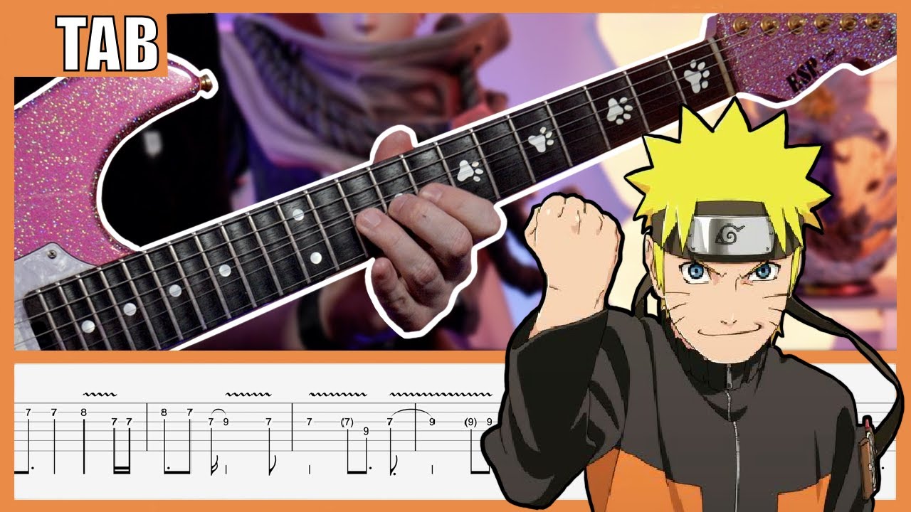 [TAB] Naruto - Blue Bird Cover | Guitar Tab | Lesson | Tutorial - YouTube