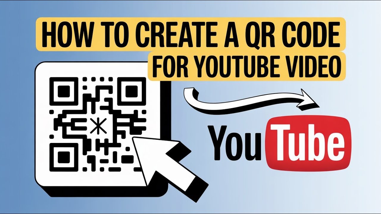 How To Create QR Code For Youtube Video | Youtube QR Code Generator - YouTube