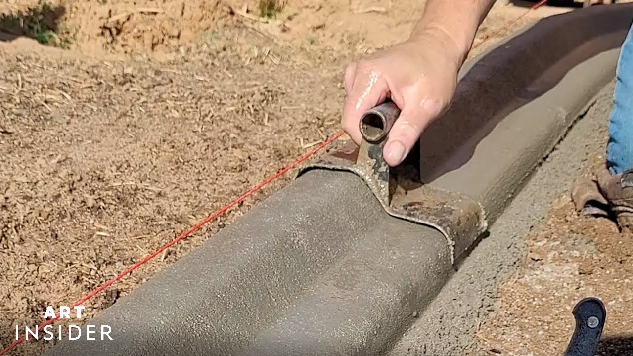 Landscaper Transforms Lawns Using Curbs - YouTube