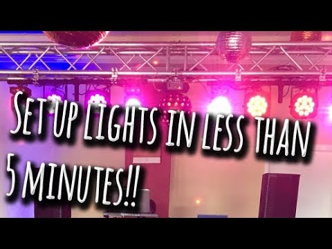 DJ & lighting tips | Instant light show!! | Vlog - YouTube