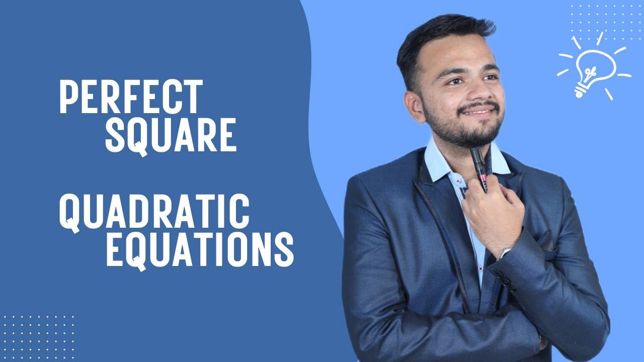 Trick to solve Quadratic Equation when it is perfect square | JEE Maths ...