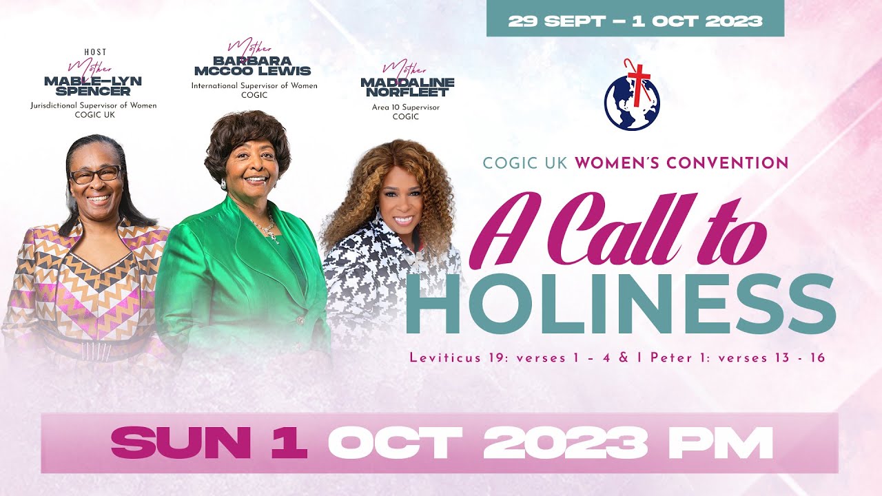 COGIC UK Annual Women's Convention 2023 | Sunday PM 1st October 2023 ...