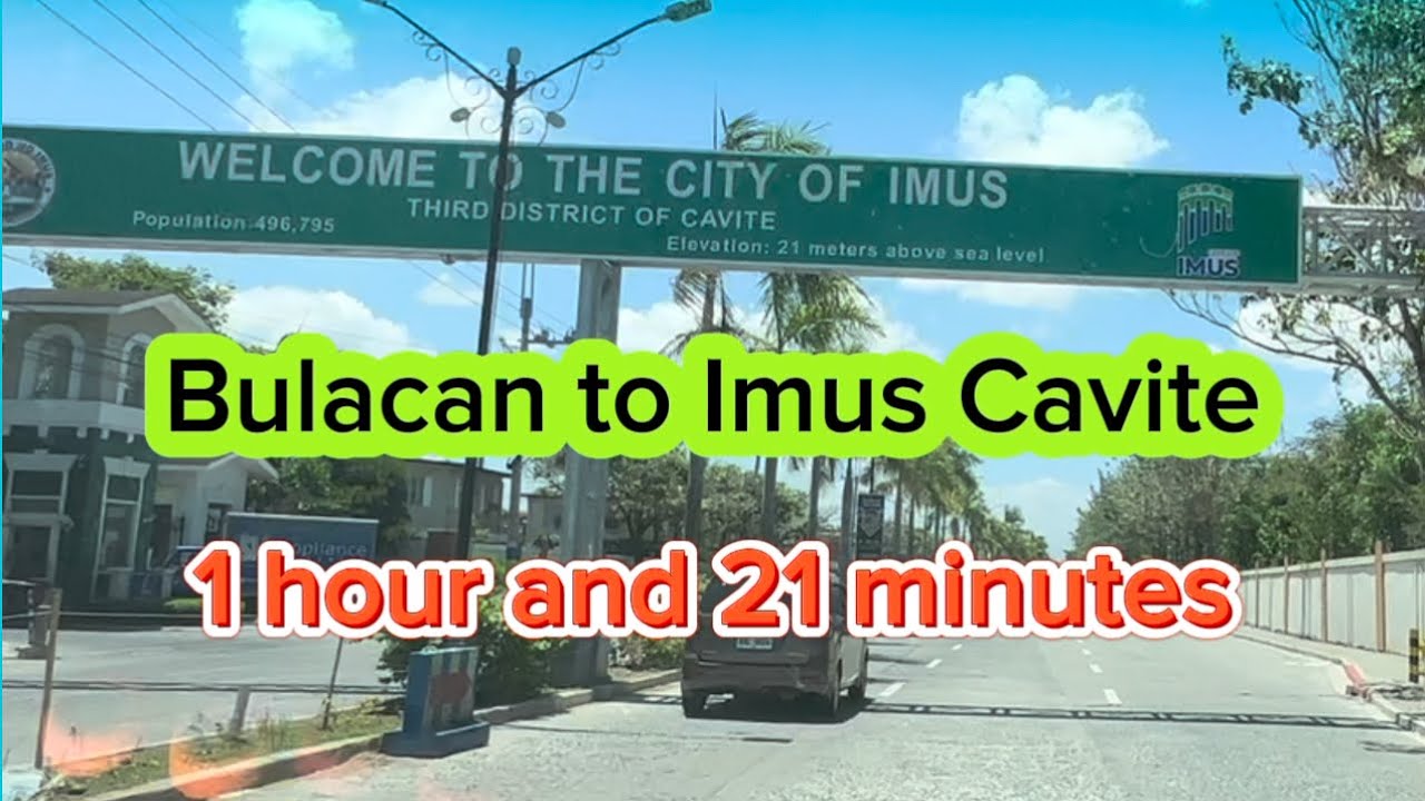 Bulacan to Imus Cavite in 1hr and 21 mins - YouTube