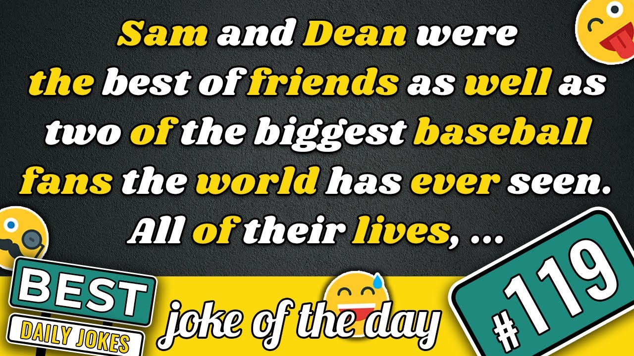 Joke of the Day #119 😂: The Baseball Buddies - YouTube