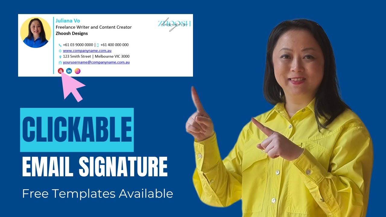 Add Social Media Icons to Outlook Email Signature in 10 Minutes or Less ...