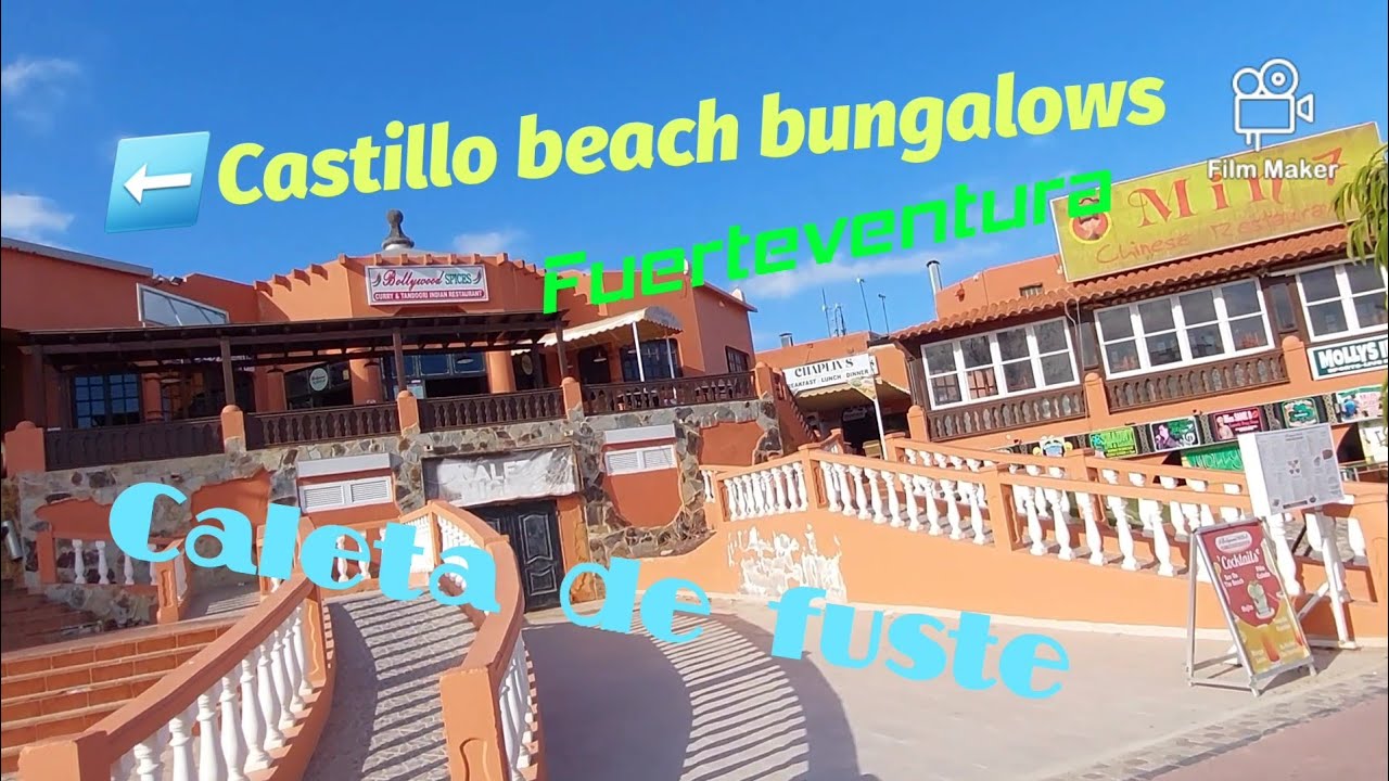 Fuerteventura, Caleta de fuste, Castillo beach bungalows, how to find ...
