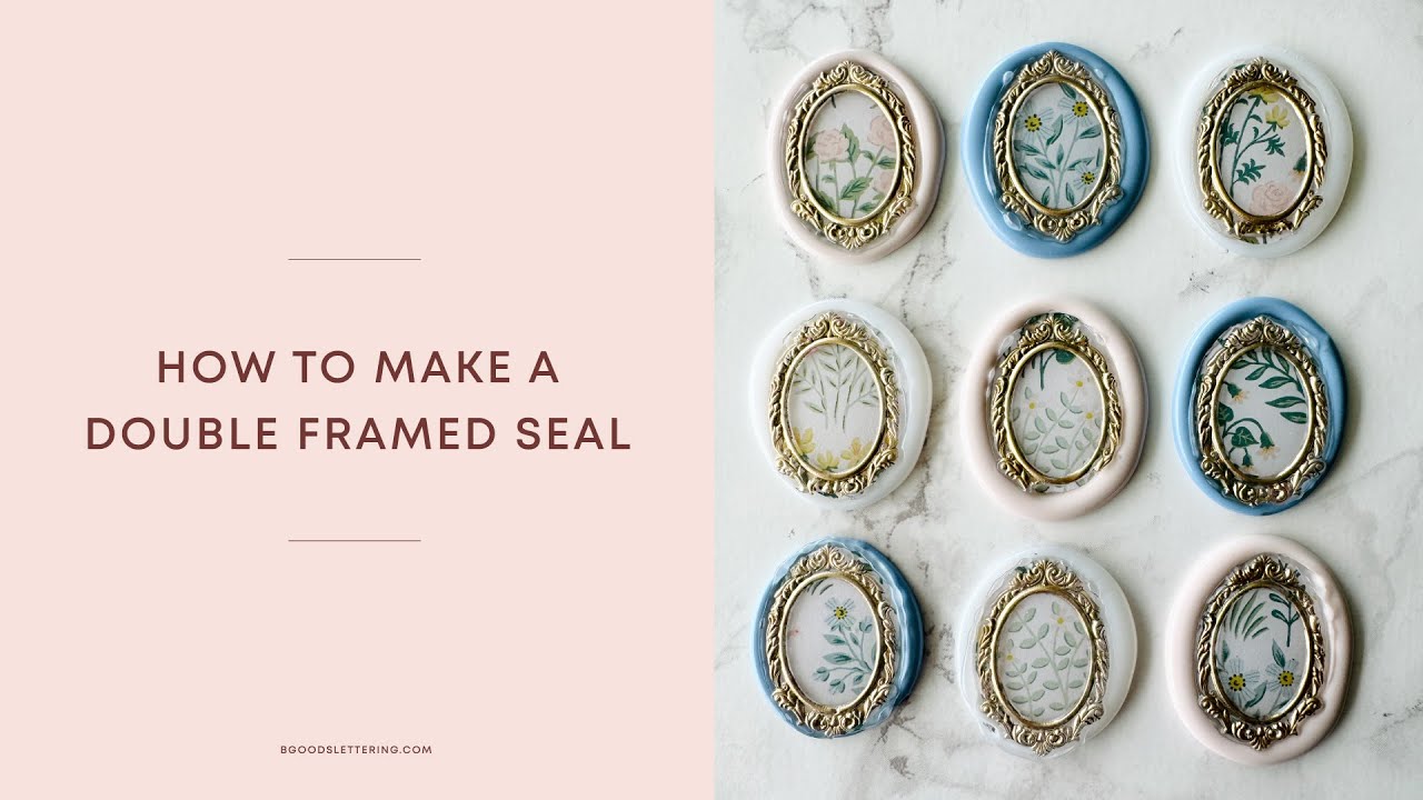 How to make double frame seals - YouTube