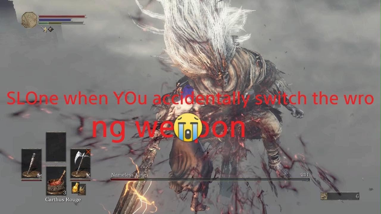 When YOu accidentally switch the wrong weapon - YouTube