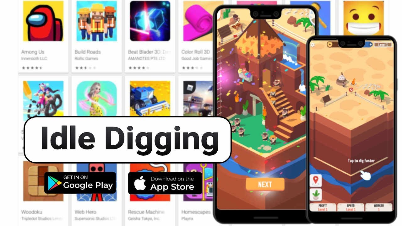 Idle Digging Game #1 (Android/IOS) - YouTube
