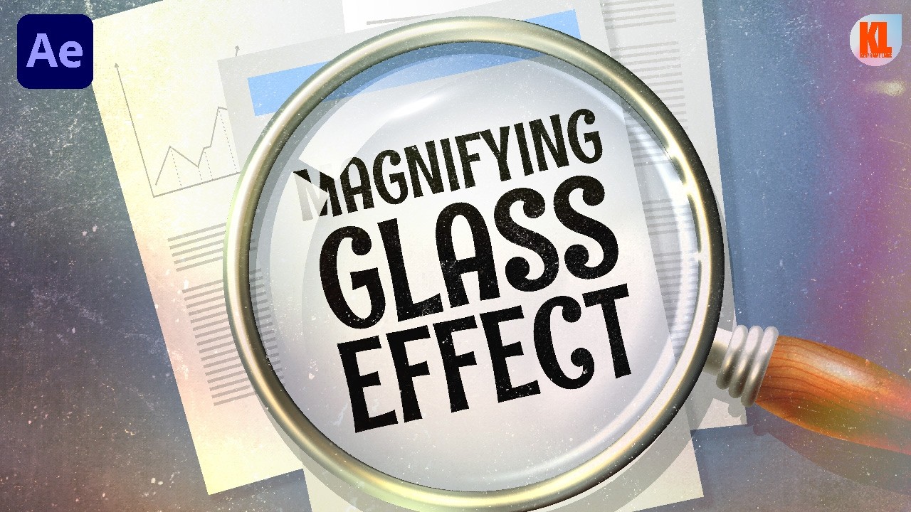 Easy Magnifying Glass Effect in After Effects - YouTube