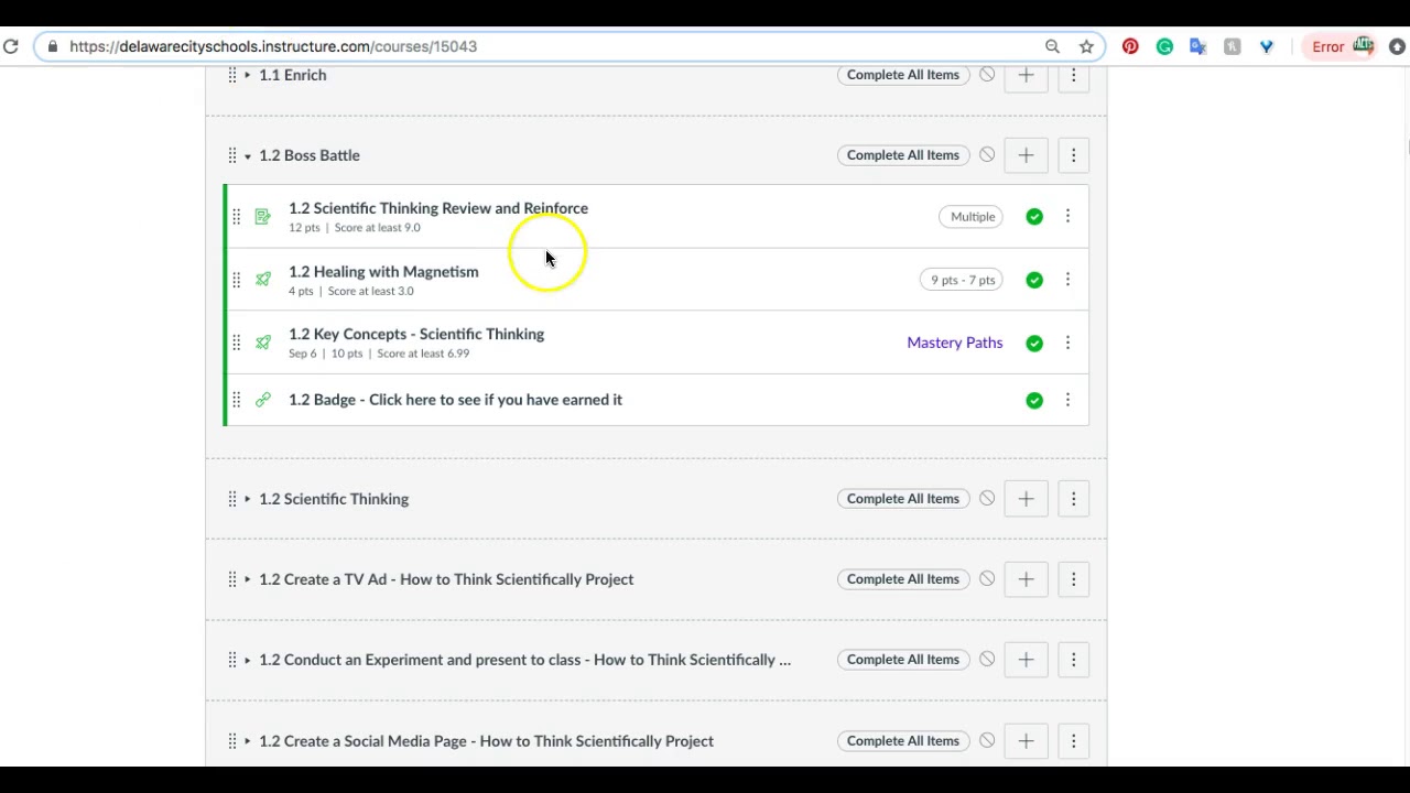 An Overview of Mastery Pathways on Canvas LMS - YouTube