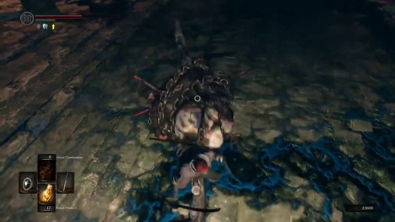 Dark Souls Remastered - Chained Prisoner (Miniboss) - YouTube
