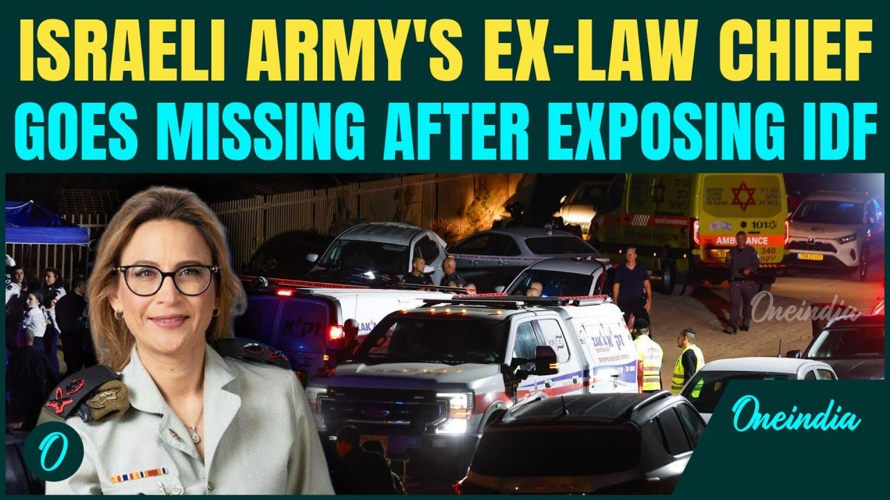 BREAKING: Israeli Army’s Top Law Chief Goes MISSING After Exposing IDF ...
