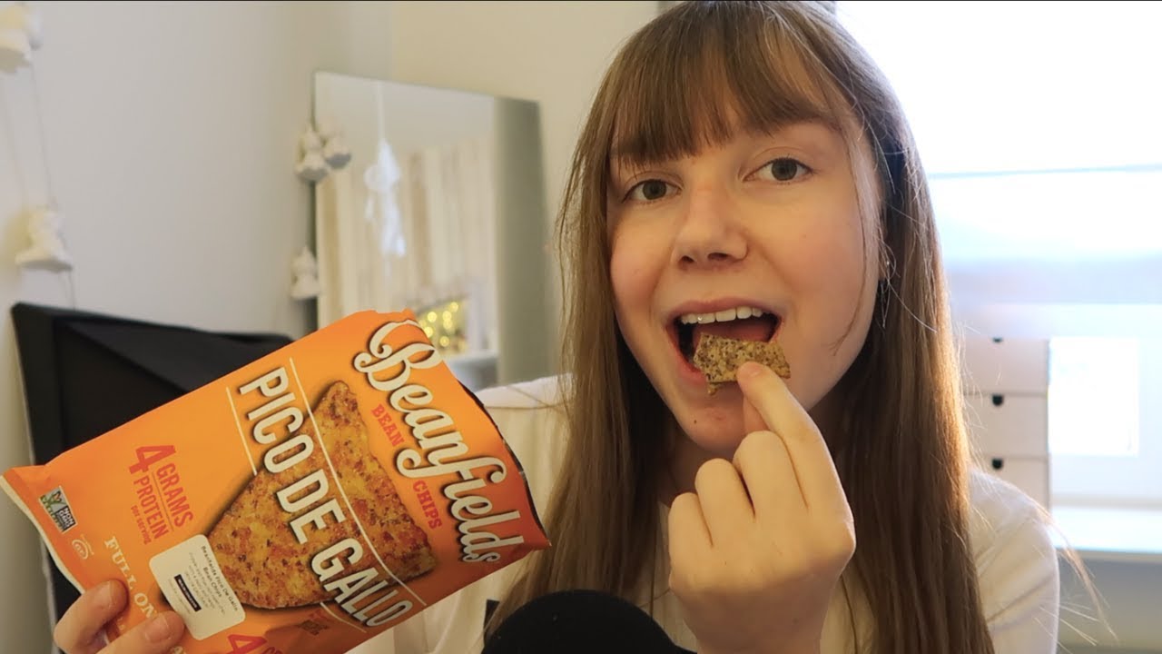 ASMR eating snacks (taste test) - YouTube