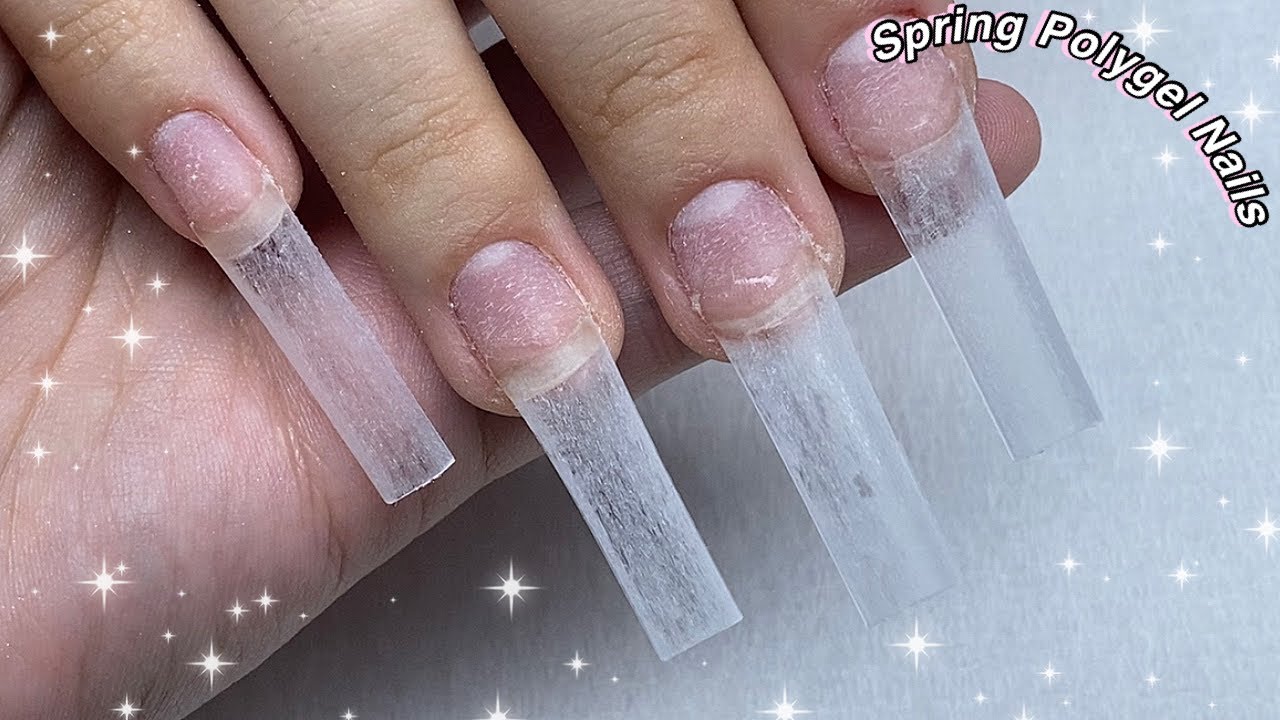 PEARLESCENT SPRING POLYGEL NAILS🌸 Live Stream - YouTube