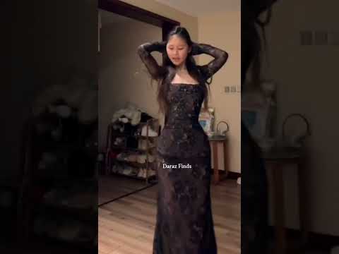 Elegance in lace—your next wardrobe essential.#DarazFinds #LaceDress#OnlineFashion#eleganceandstyle