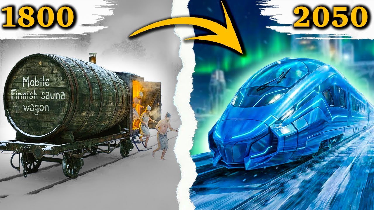 🚄 Finland Train Evolution (1800–2050) | From SaunaWagons to Futuristic ...